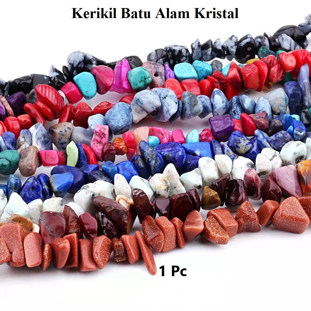 Jual Manik - Manik Kerikil Batu Alam Kristal Harga/1String | Shopee Indonesia