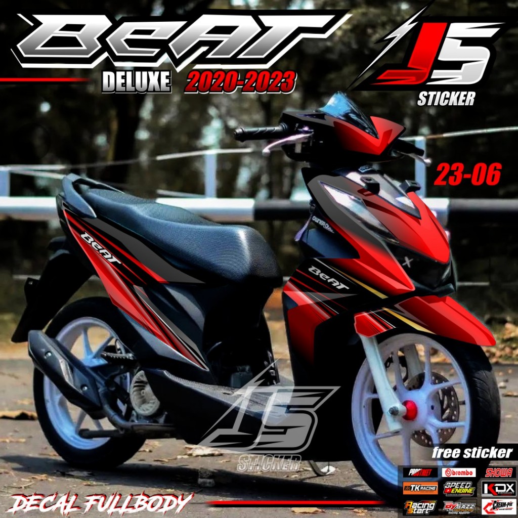 Jual (COD) TERBARU Decal Sticker Beat DELUXE STREET 2020 2021 2022 2023 ...