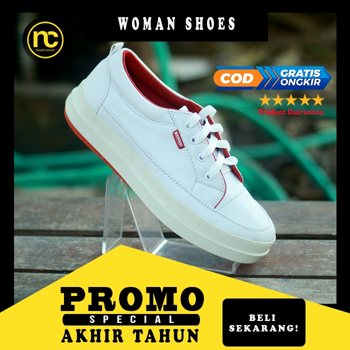 Jual SEPATU WANITA SNEAKERS CEWEK TALI KEREN TERKINI BERKUALITAS ...