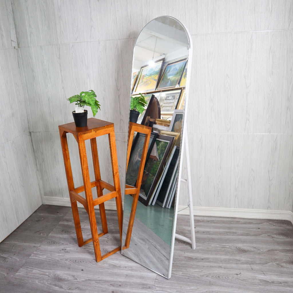 Jual cermin stand-cermin berdiri-standing mirror-cermin stand oval ...