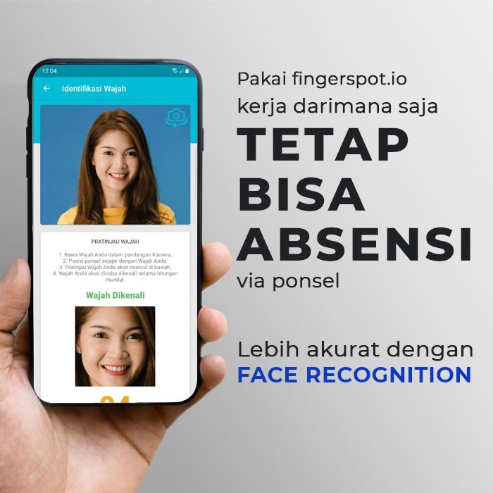 Jual (A01) Absensi online Fingerspot IO FIO absen via HP tarik data ...