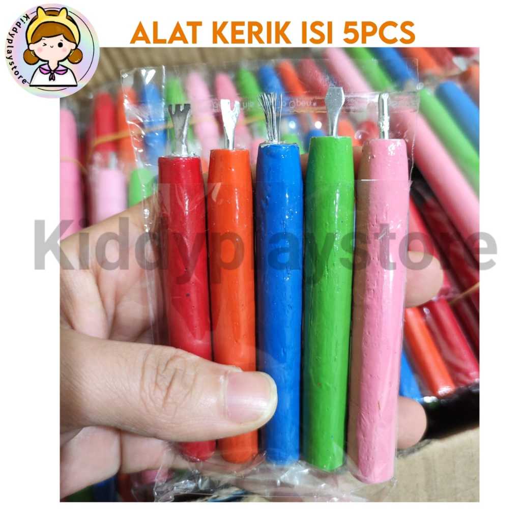 Jual Alat Kerik Alat Gores Ukir Untuk Mewarnai Isi 5 | Shopee Indonesia