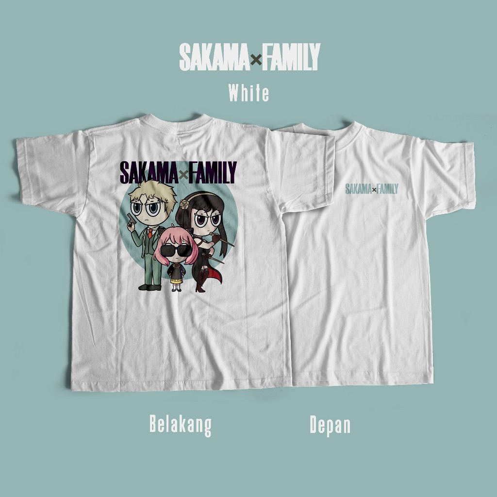 Jual Sakama x Family - Kaos Pria Anime Parodi Spy x Family T-Shirt ...