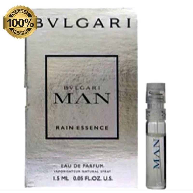 Jual PARFUM VIAL BVL MAN RAIN ESSENCE ORIGINAL 100% | Shopee Indonesia