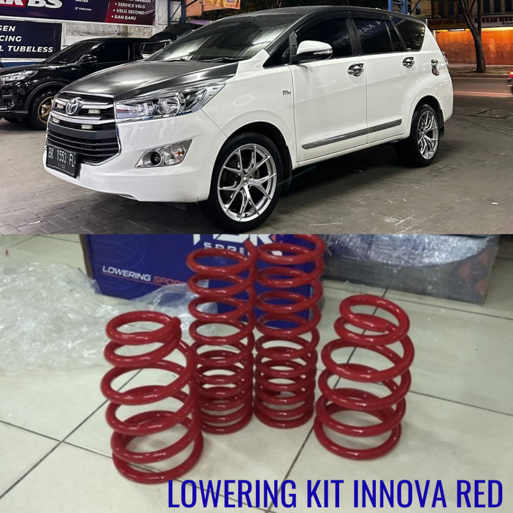 Jual Per Mobil Innova Reborn LOWERING KIT HS RED INNOVA SOLAR/DIESEL ...