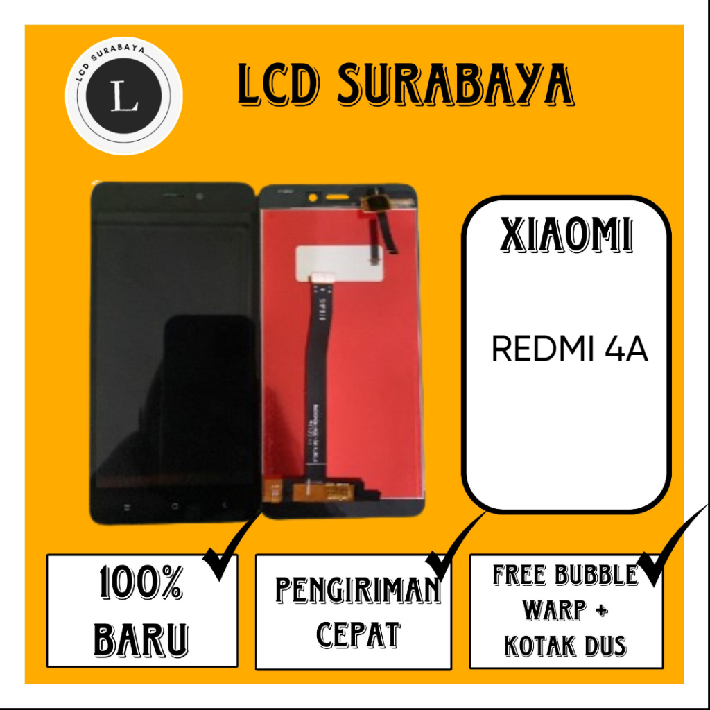 Jual LCD XIAOMI REDMI 4A MI4A ORIGINAL INCELL TOUCHSCREEN FULELST ...