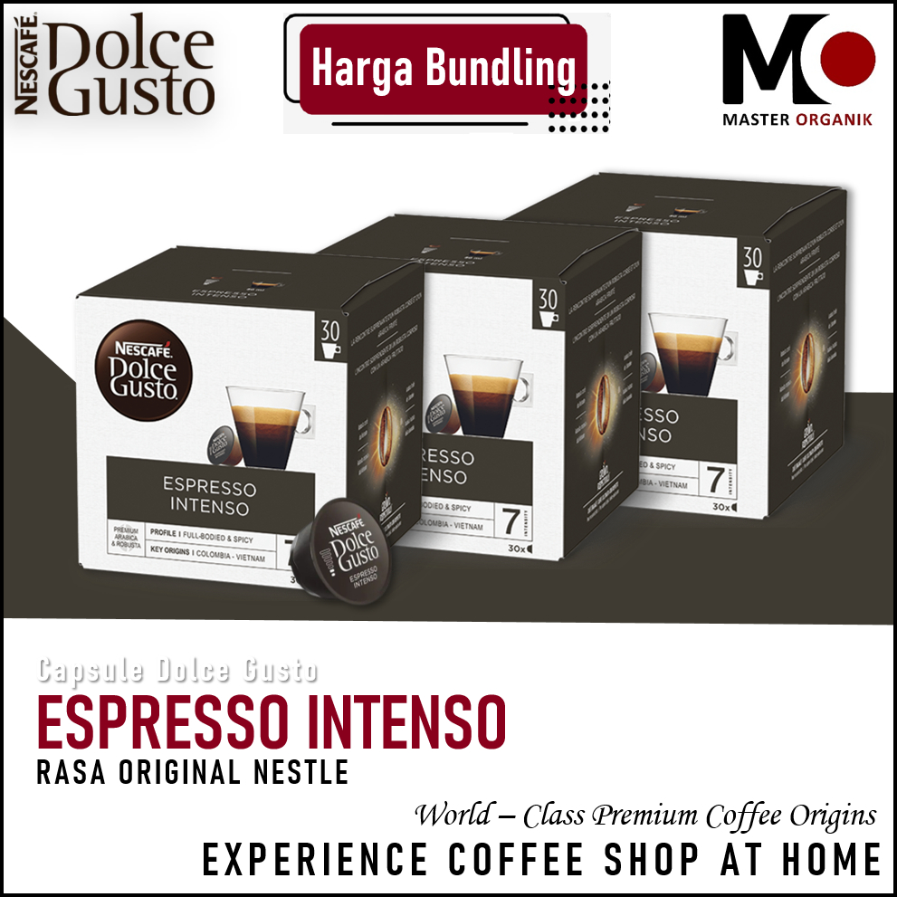 Jual Capsule NDG Nescafe Dolce Gusto Espresso Intenso 3 Box Original ...