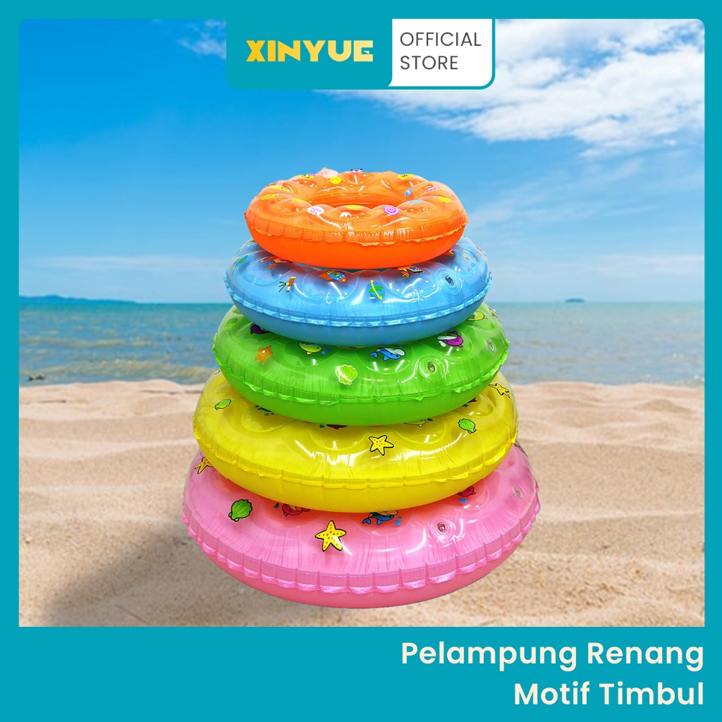 Jual Pelampung Ban Renang Anak Swim Ring Motif Timbul Hewan Kartun ...