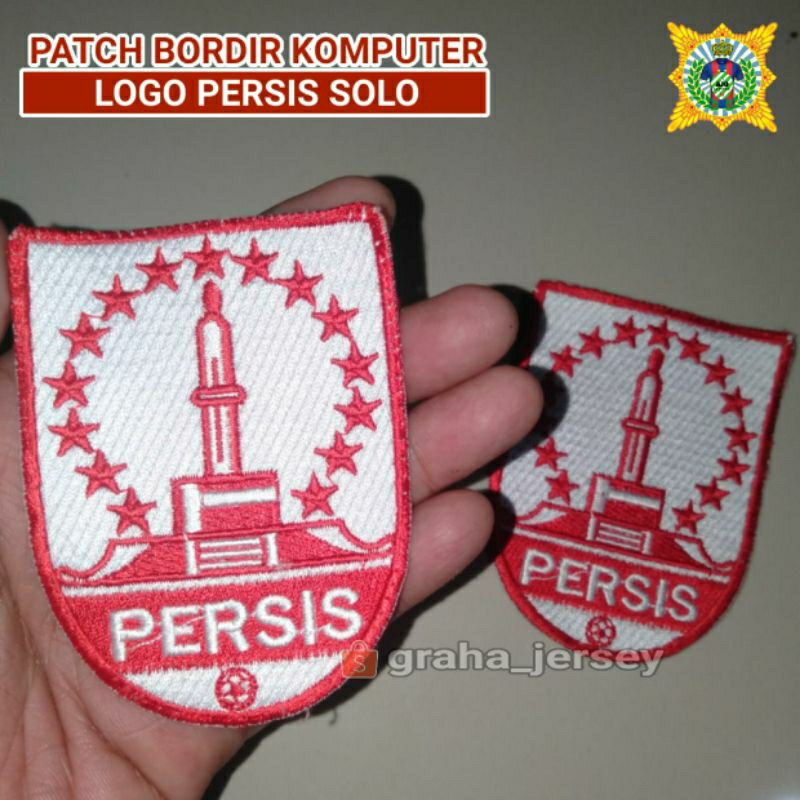 Jual Patch Logo PERSIS Solo BORDIR Komputer Siap Pasang EMBLEM Satuan ...