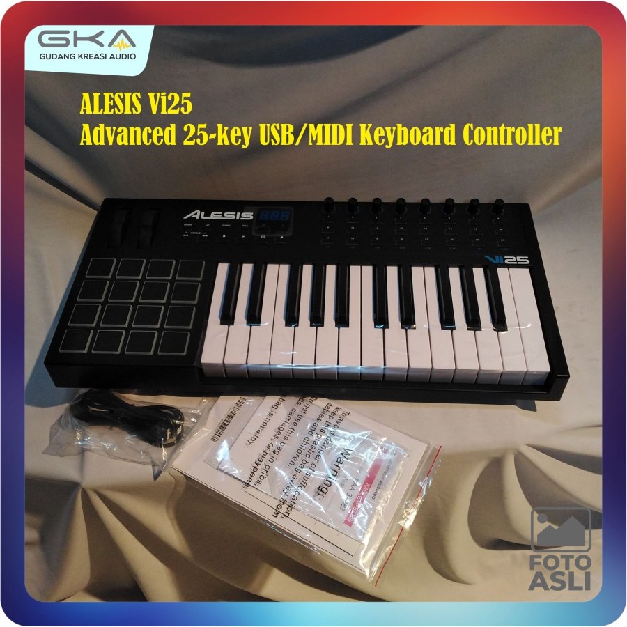 Jual Mini Keyboard ALESIS VI25 - Keyboard Controller | Shopee Indonesia