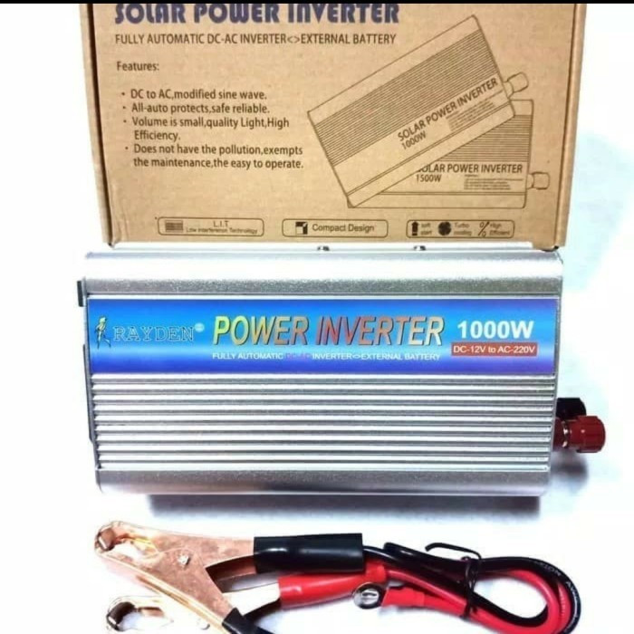 Jual Power Inventer Rayden 1000watt DC TO AC / Solar Power Inventer ...