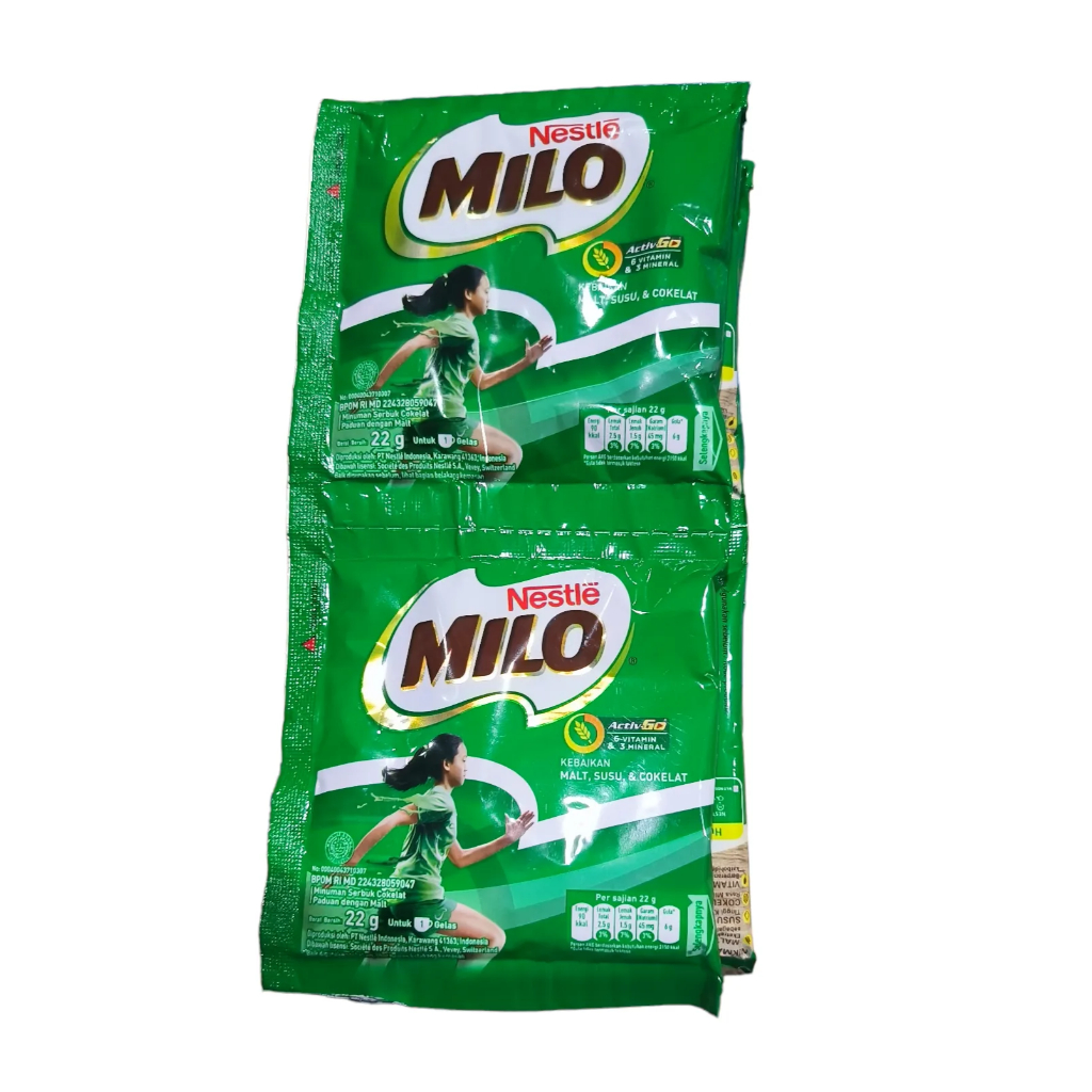 Jual Milo Sachet 22 g - 10 Sachet / 1 Renceng | Shopee Indonesia
