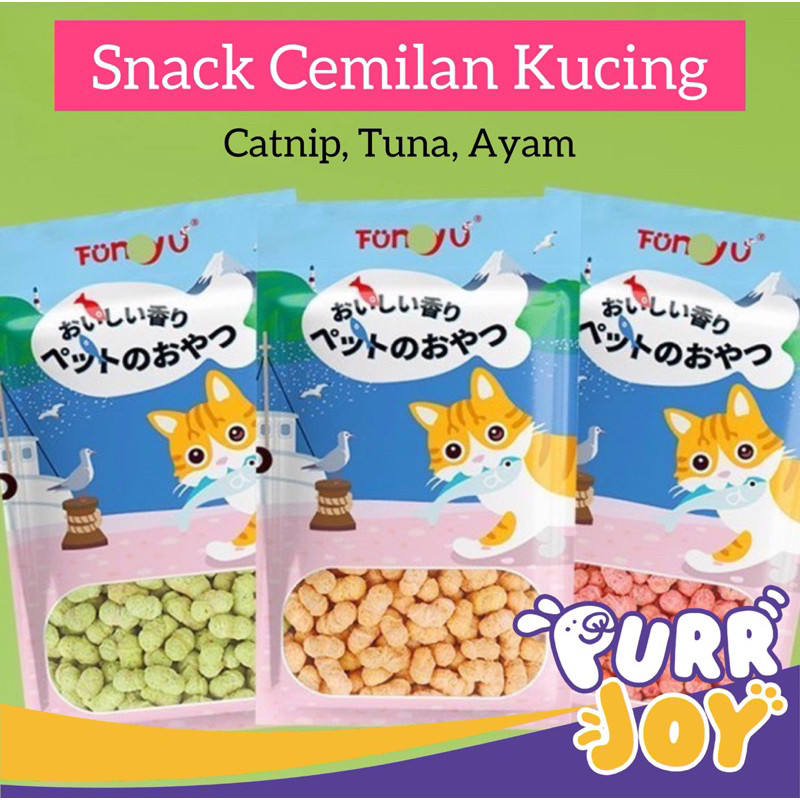 Jual PURRJOY Snack Cemilan Hewan Peliharaan Kucing / Snack Cemilan ...