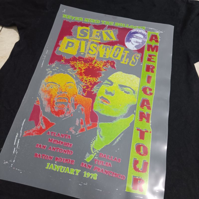Jual Sablon Dtf Band Sex Pistols Sablon Raster Dtf Shopee Indonesia 