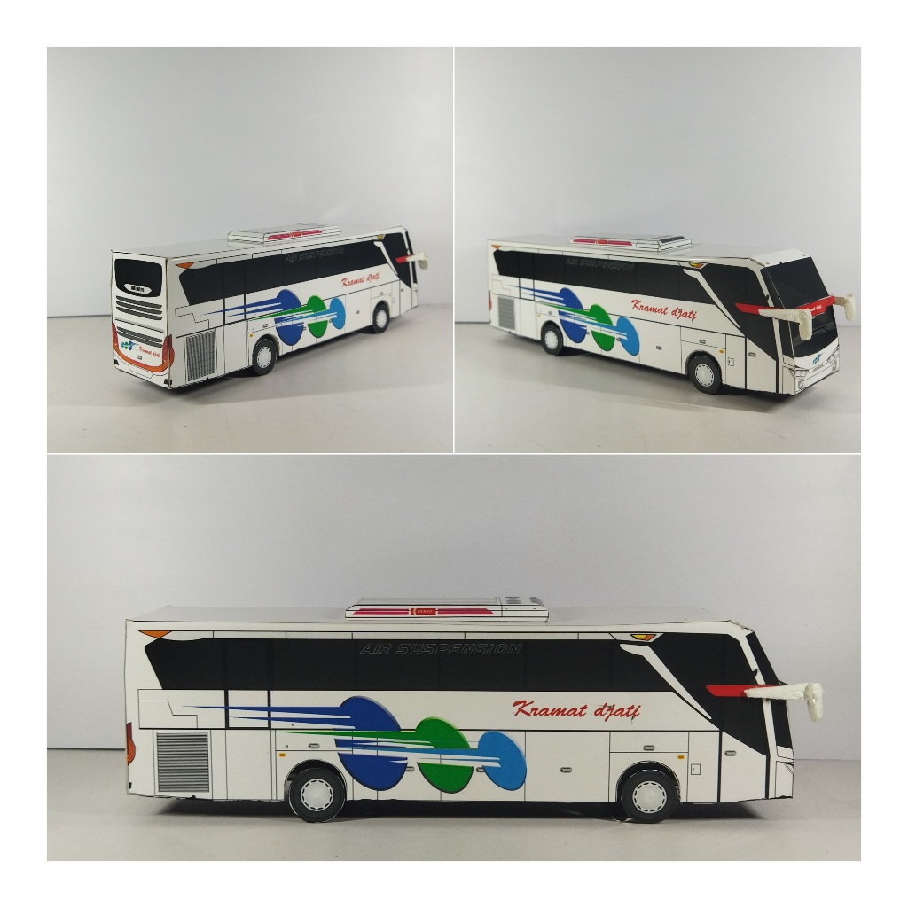 Jual Miniatur Bus Kramat Djati Jetbus 3 - Papercraft Kurniatravel ...