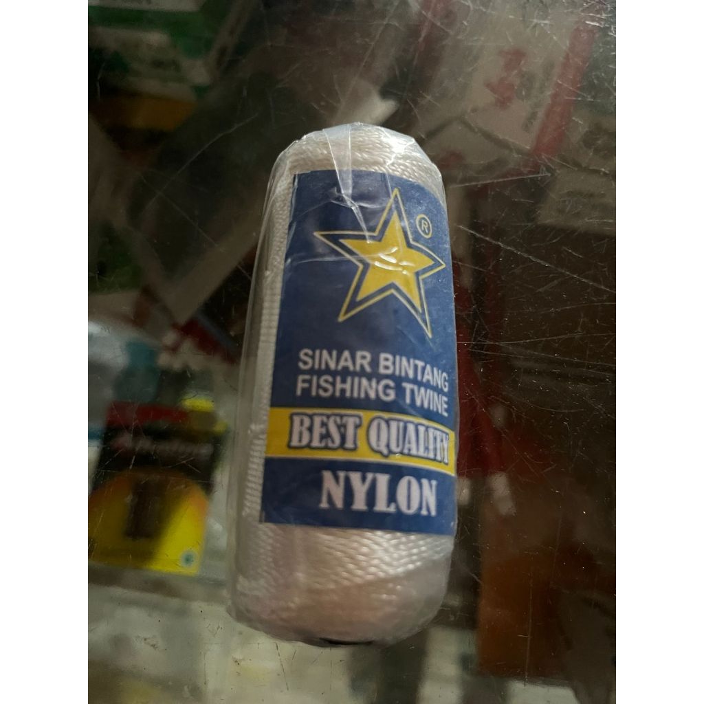 Jual BENANG BANGUNAN - BENANG NYLON PUTIH | Shopee Indonesia