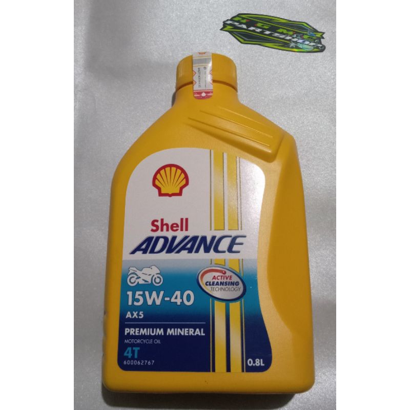 Jual OLI SHELL ADVANCE MATIC AX5 0.8L 10W-30 ORIGINAL all matic ...