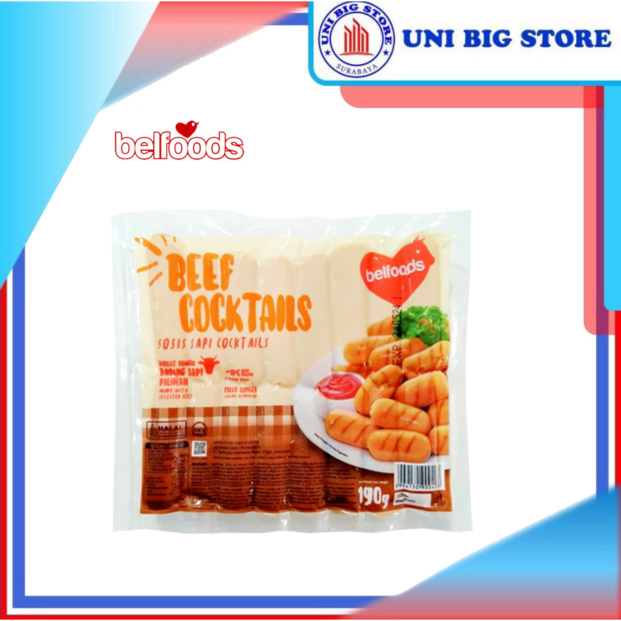 Jual Belfoods Belfood Beef Cocktail Sausages 190 gr Sosis Sapi | Shopee ...