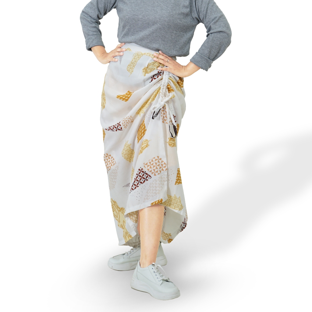 Jual BATIK TRUSMI Bawahan Wanita Rok Batik Motif Batik Kombinasi Model ...