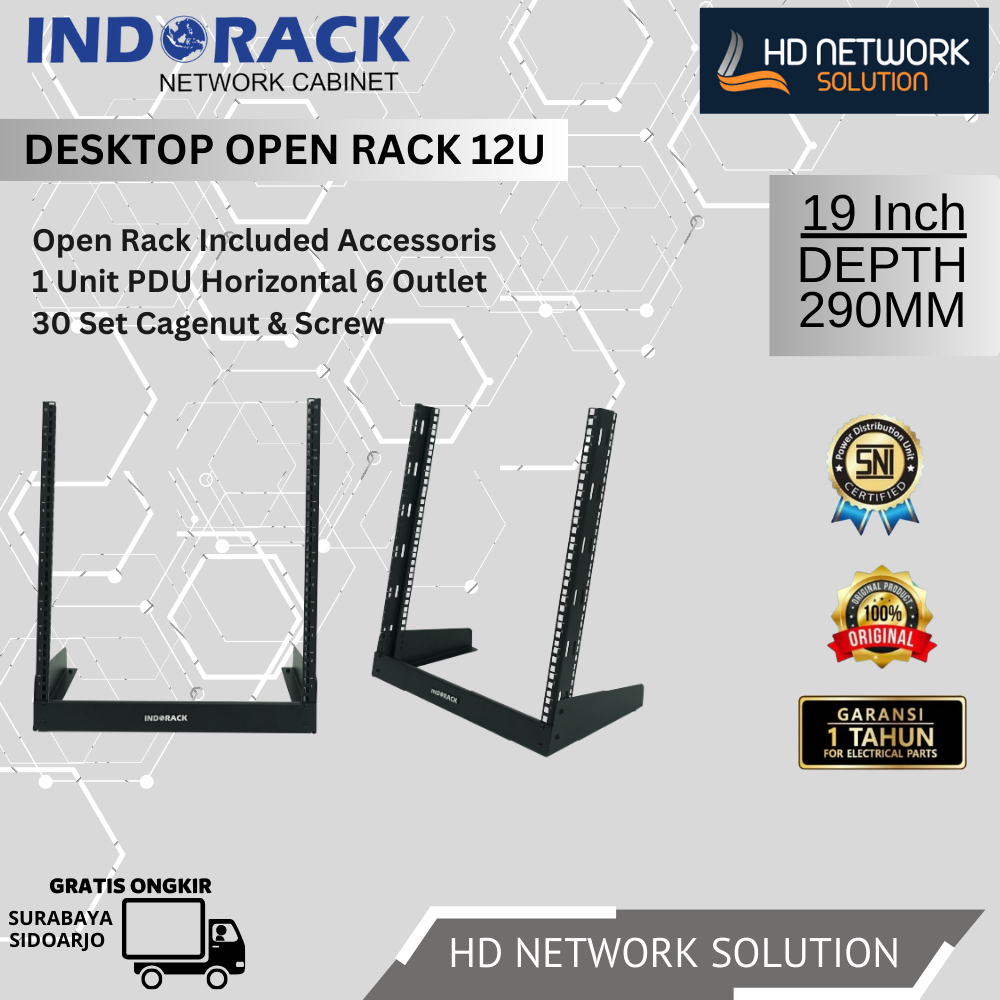 Jual Desktop Open Rack 12U | Shopee Indonesia