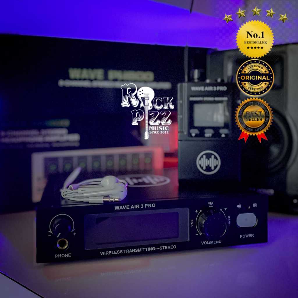 Jual WAVE AUDIO WAVE AIR 3 PRO WIRELESS IEM SYSTEM | Shopee Indonesia