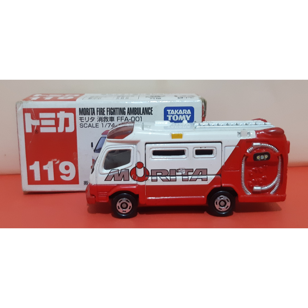 Jual Takara Tomy Tomica 119 Morita Fire Fighting Ambulance | Shopee Indonesia