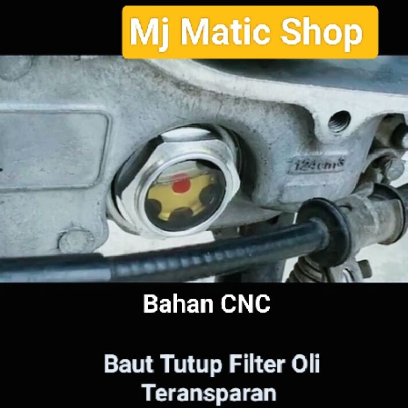 Jual Baut Tutup Filter Oli Mesin Transparan Honda Vario Pcx Adv Beat ...