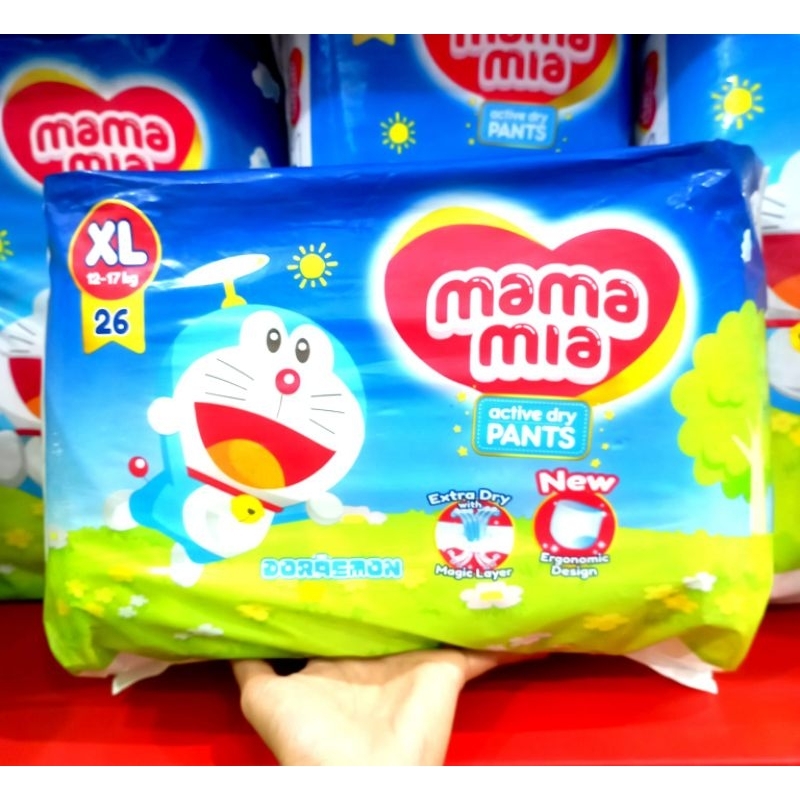Jual Mamamia Pants Doraemon Popok Celana S M L XL | Shopee Indonesia