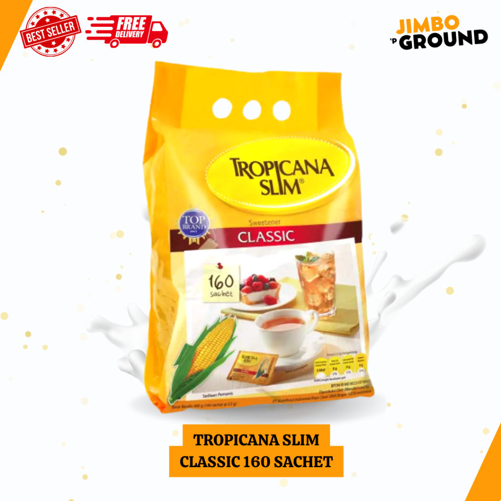 Jual Gula Sehat Tropicana Slim Classic Isi 160 Saset | Shopee Indonesia