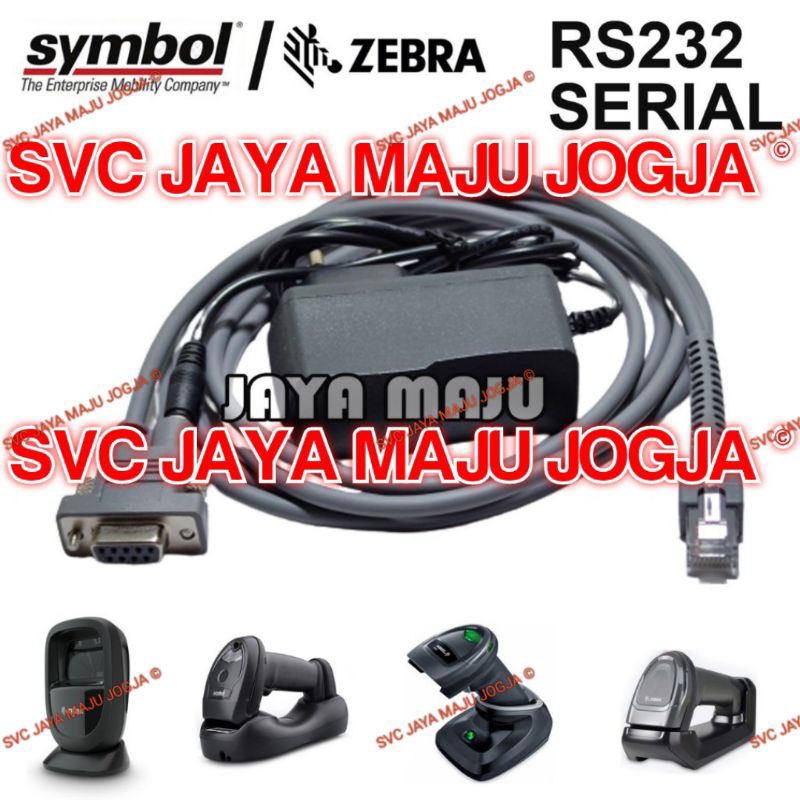 Jual [ SPAREPART ZEBRA - LS SERIES ] KABEL INTERFACE - SERIAL RS232 ...