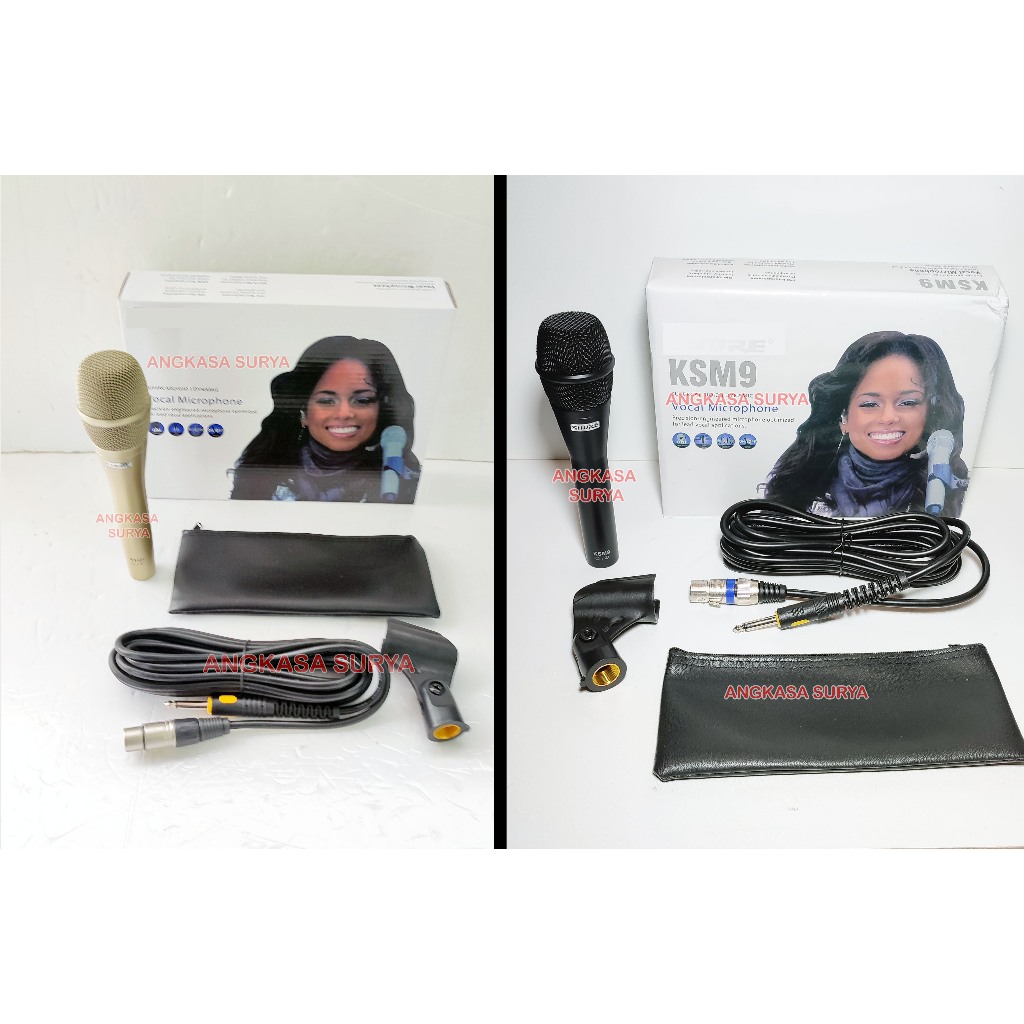 Jual MIC KABEL SH KSM 9 / KSM9 TANPA SWITCH DYNAMIC VOCAL | Shopee ...