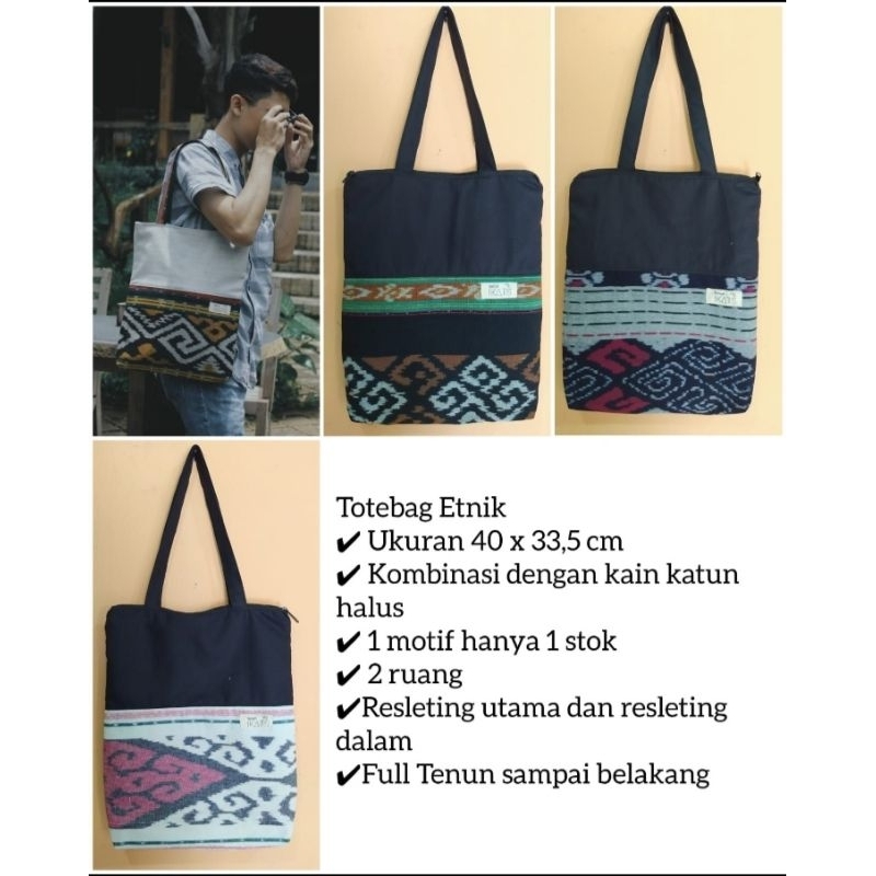 Jual Totebag Tenun Tas Arisan Tas Laptop Tas Tenun Etnik Murah Tenun ...