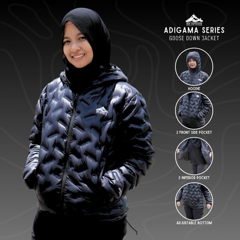 Jual JAKET GUNUNG BULU ASLI 100% SEAMLESS RIR OUTDOOR SERIES ADIGAMA ...