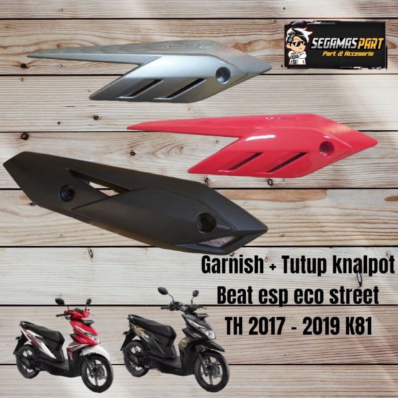 Jual cover knalpot garnish muffler protector beat fi esp new eco beat ...