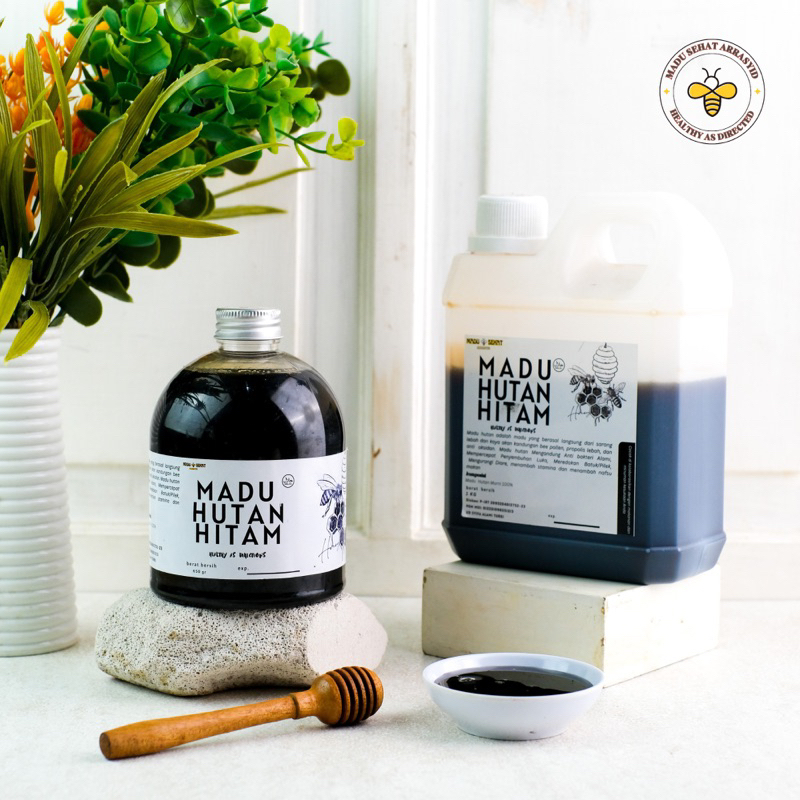 Jual Madu Sehat Arrasyid - Madu Hutan Hitam 650GR & 1000GR | Shopee ...