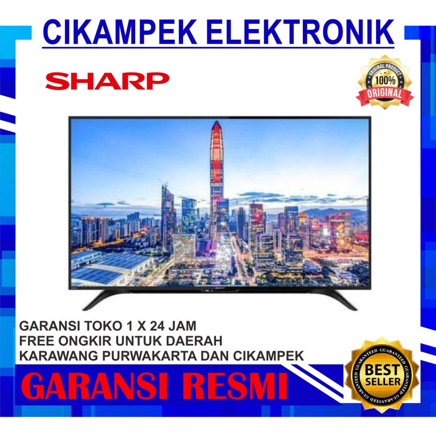 Jual SHARP LED TV 2T C50AD1 - TV LED 50 INCH DIGITAL TV FULLHD 2T C50AD1I | Shopee Indonesia