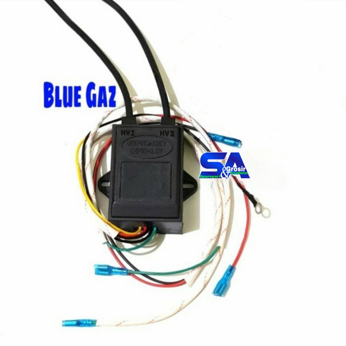 Jual Pemantik Elektrik Blue Gaz DC 2 Out/pematik kompor blue gas/spark ...