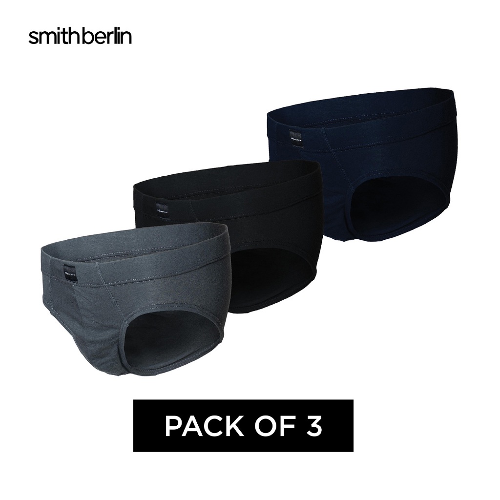 Jual Smith Berlin Celana Dalam Pria Tom Hip Brief Isi 3 Mix Warna Bahan ...