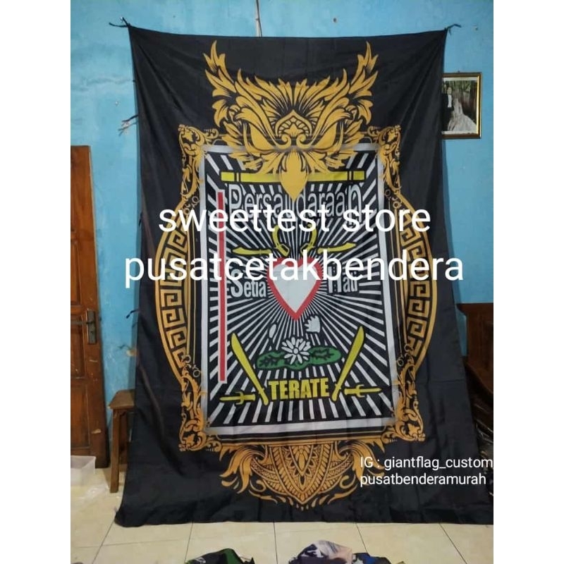Jual BENDERA PSHT FULL PRINTING, GIANTFLAG SH, BENDERA TERATE, MINIFLAG ...