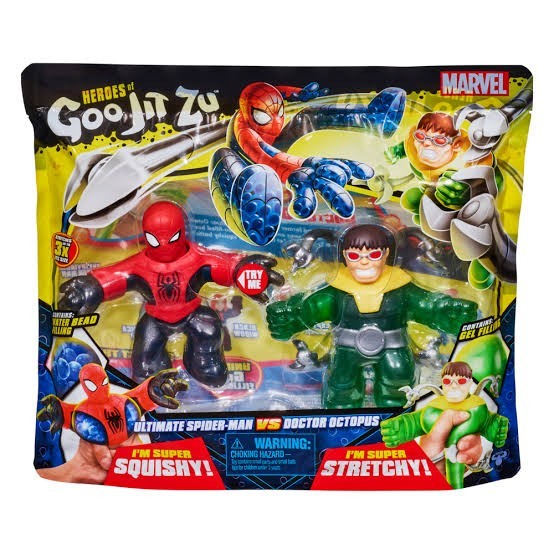 Jual BEYBA Heroes of Goo Jit Zu Ultimate Spider-Man Versus Doctor ...