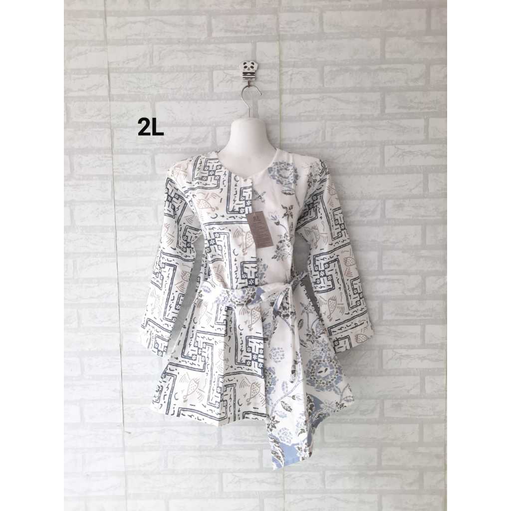 Jual BLOUSE BATIK M0DEL TALI MURAH | Shopee Indonesia