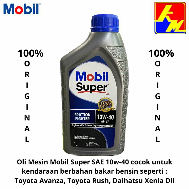 Jual Oli Mesin Mobil Super SAE 10W-40 1Liter | Shopee Indonesia
