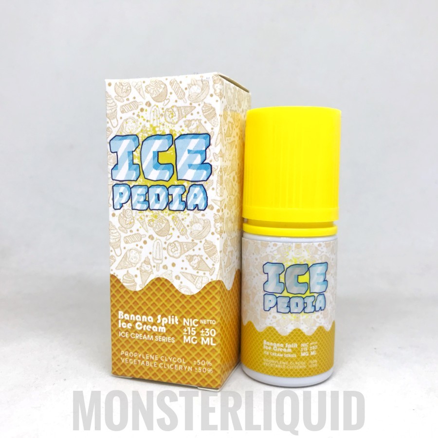 Jual PODS FRIENDLY ICE PEDIA BANANA SPLIT ICE CREAM 15MG 30ML | Shopee ...