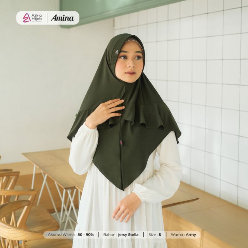 Jual Azkia Hijab - Hijab Amina | Shopee Indonesia