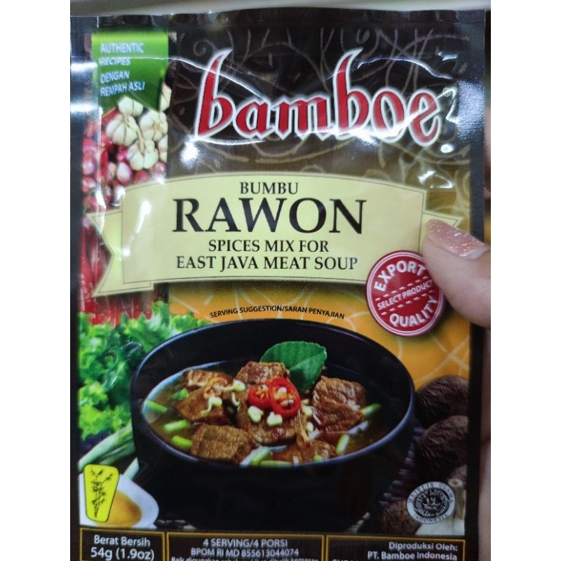 Jual ANEKA BUMBU BAMBOE 54 GRAM / RAWON / SAYUR ASEM / MIE GORENG ...