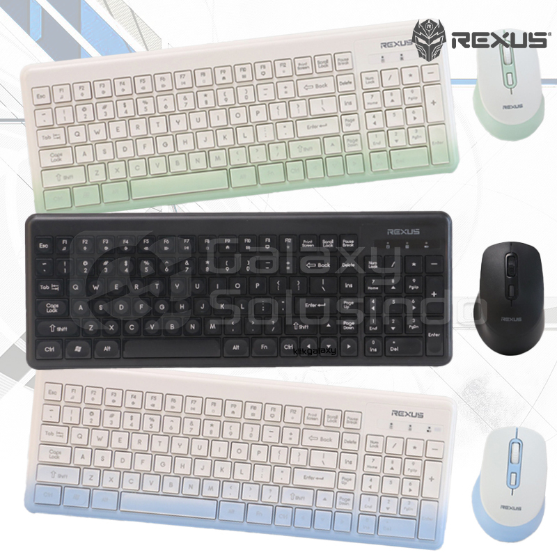 Jual Rexus KM10 Classic Keyboard Mouse Wireless Combo | Shopee Indonesia