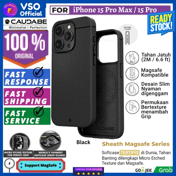 Jual ORIGINAL Case iPhone 15 Pro / Max CAUDABE Sheath Magnetic Magsafe ...