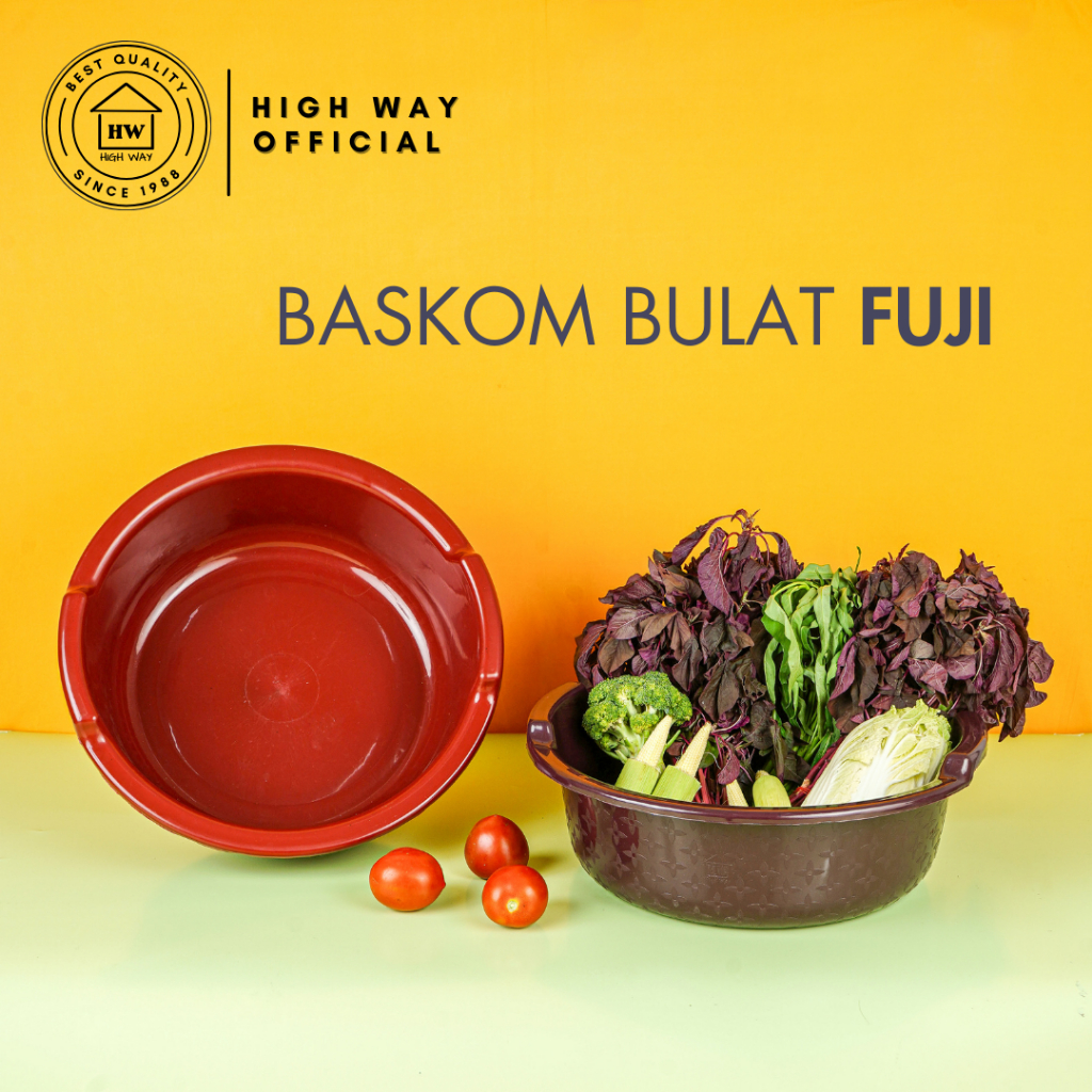 Jual HIGH WAY - Baskom Bulat Fuji Mewah Mengkilap Besar Tebal Wadah ...