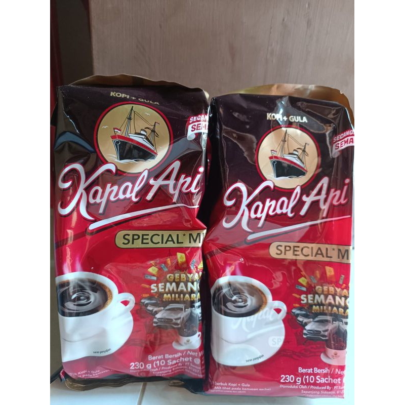 Jual KOPI KAPAL API SPECIAL MIX 1 BUNGKUS ISI 10 PCS | Shopee Indonesia