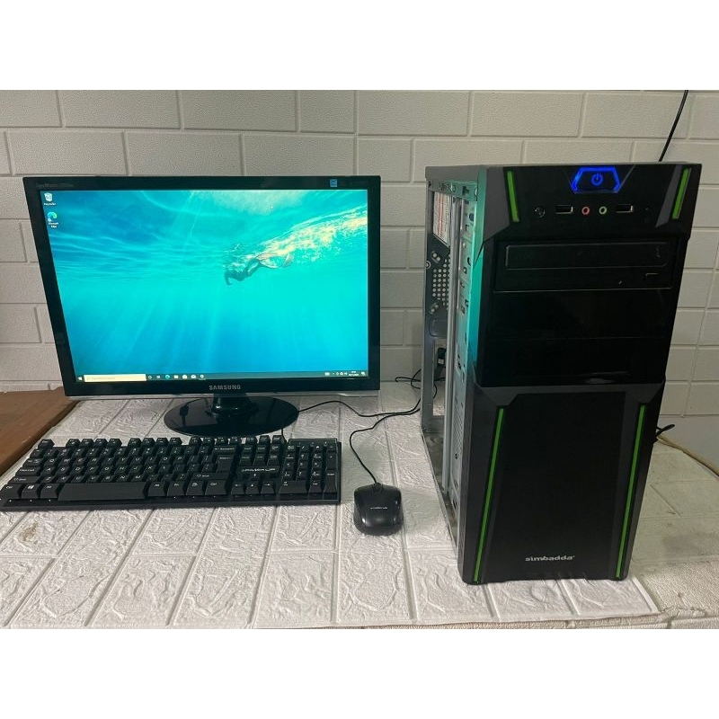 Jual pc fullset gaming i7 3770 GTX 950 Layar 22 inch | Shopee Indonesia